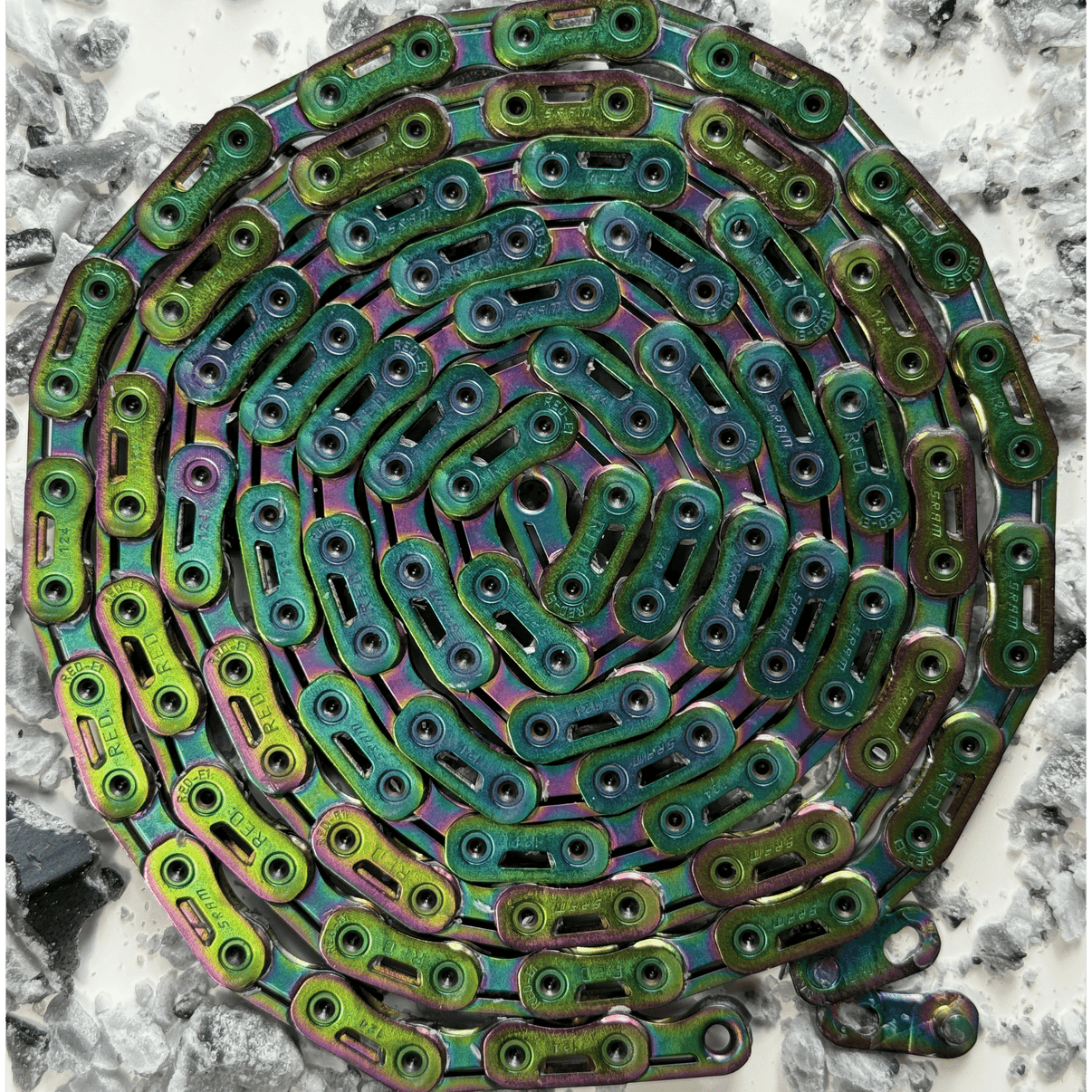 Waxed SRAM Red Rainbow 12-speed Flattop – Chain Nerds